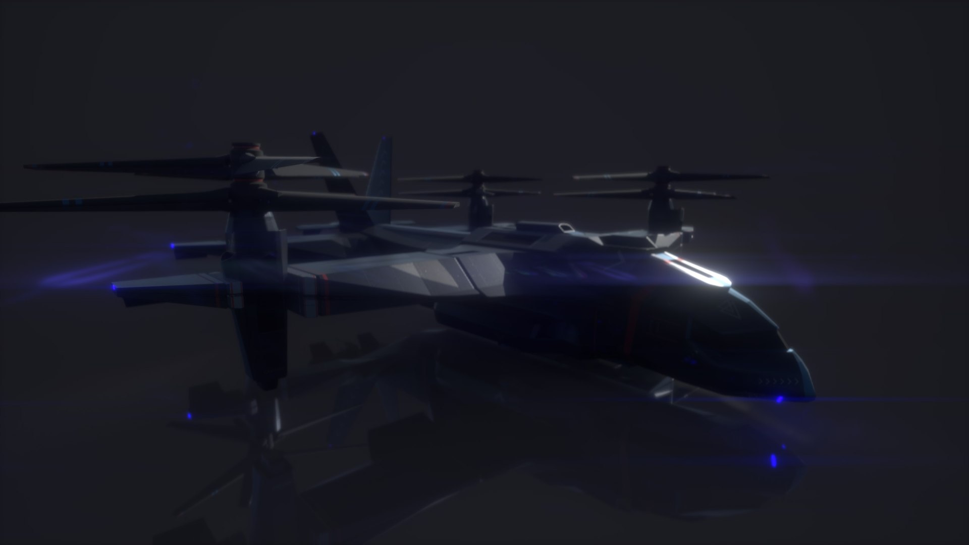 3D Model Vtol - V48 Night - TurboSquid 1251654
