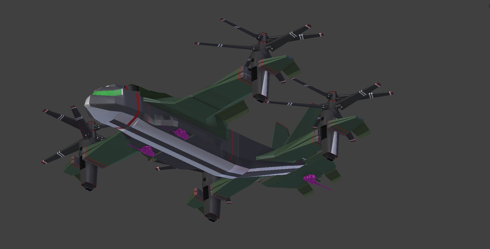 3D Model Vtol - V48 Night - TurboSquid 1251654