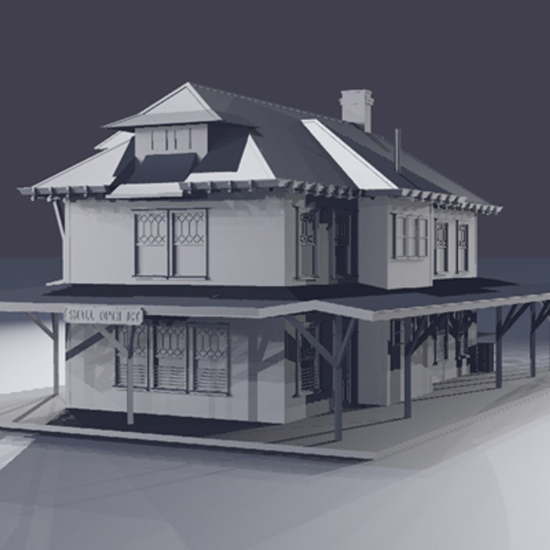 Rail Junction 3d Model