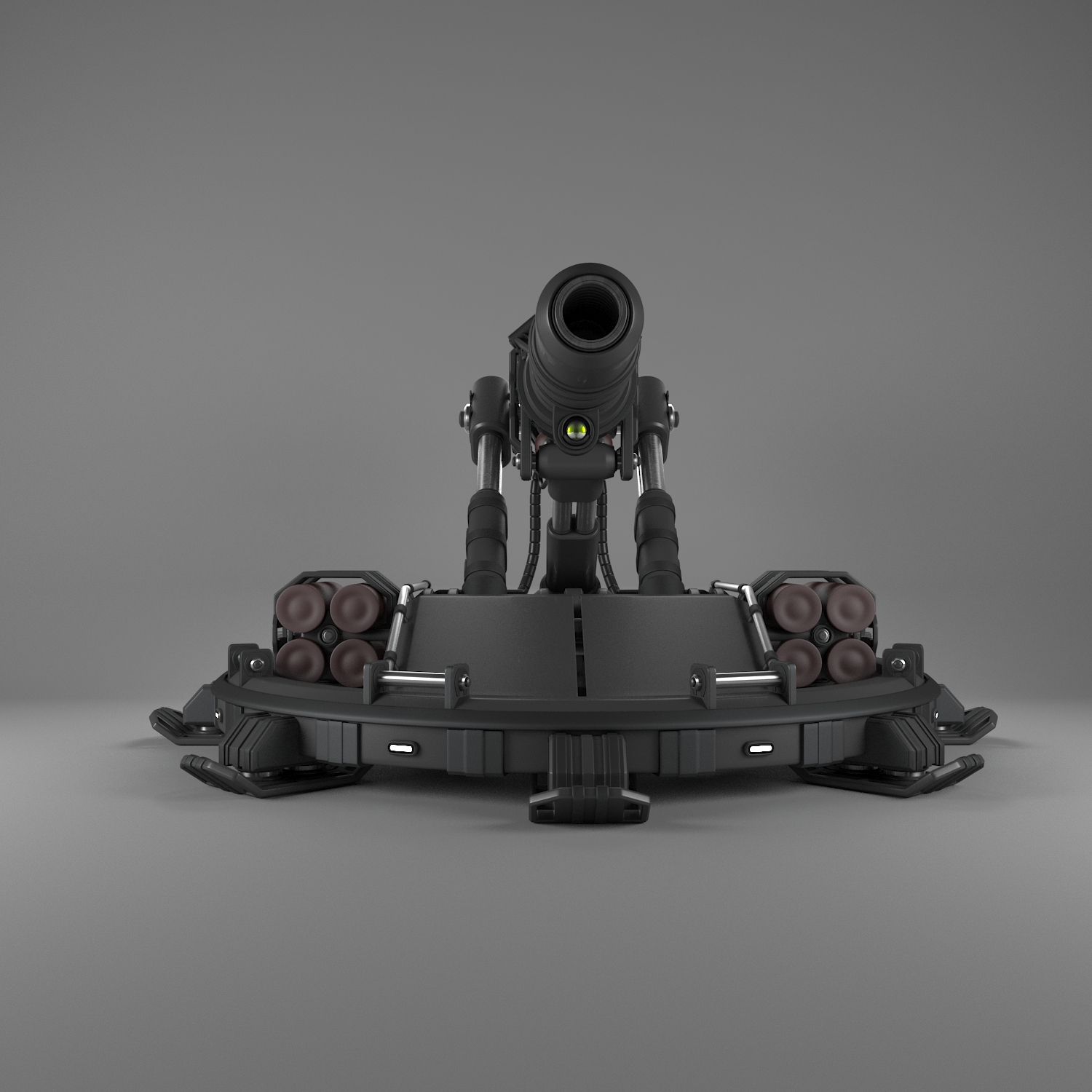 turret artillery 3d max