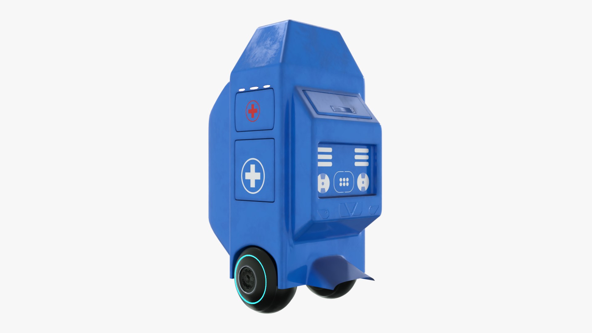 Sci Fi Medical Bot Low-poly 3D Model 3D Model - TurboSquid 2408997