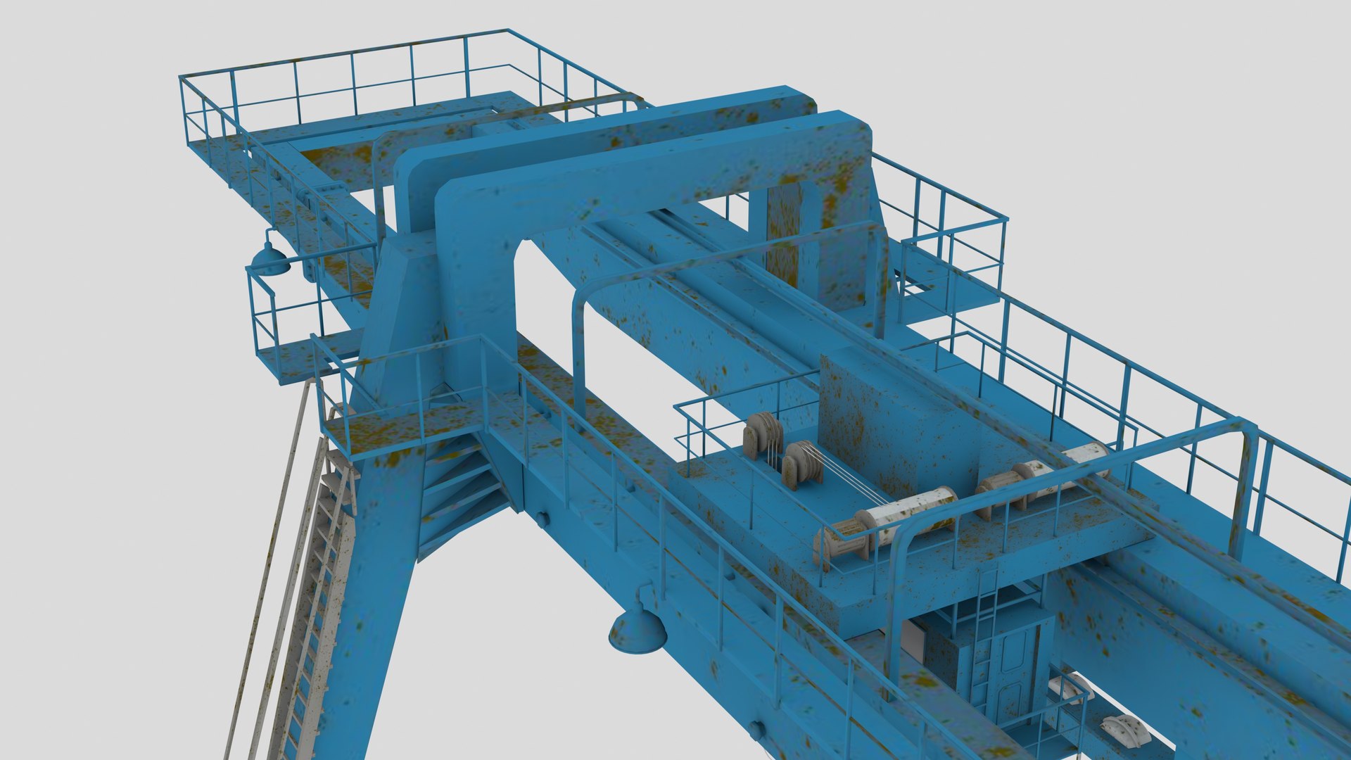 3D Gantry Crane Model - TurboSquid 1681287