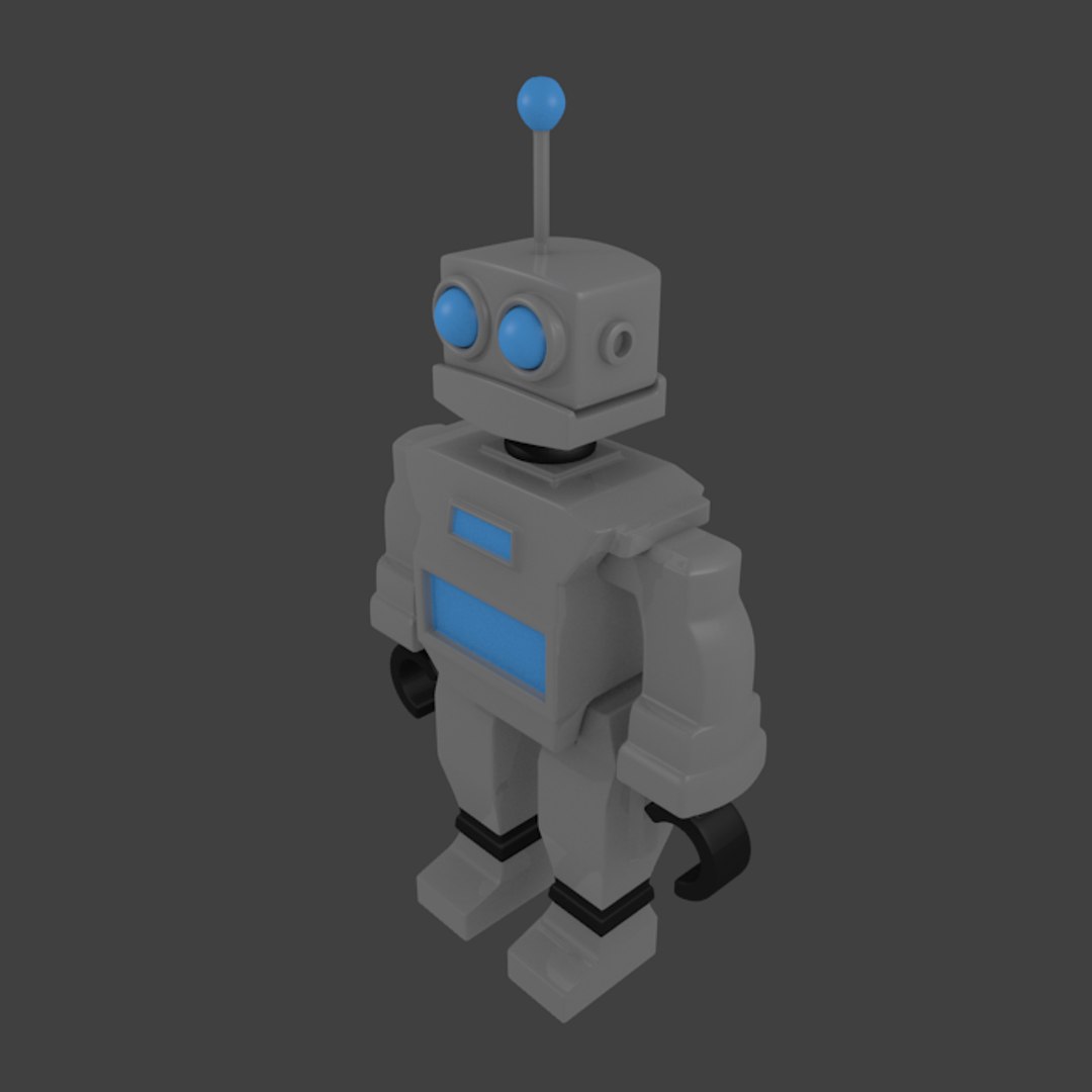 Toy Robot 3d Model