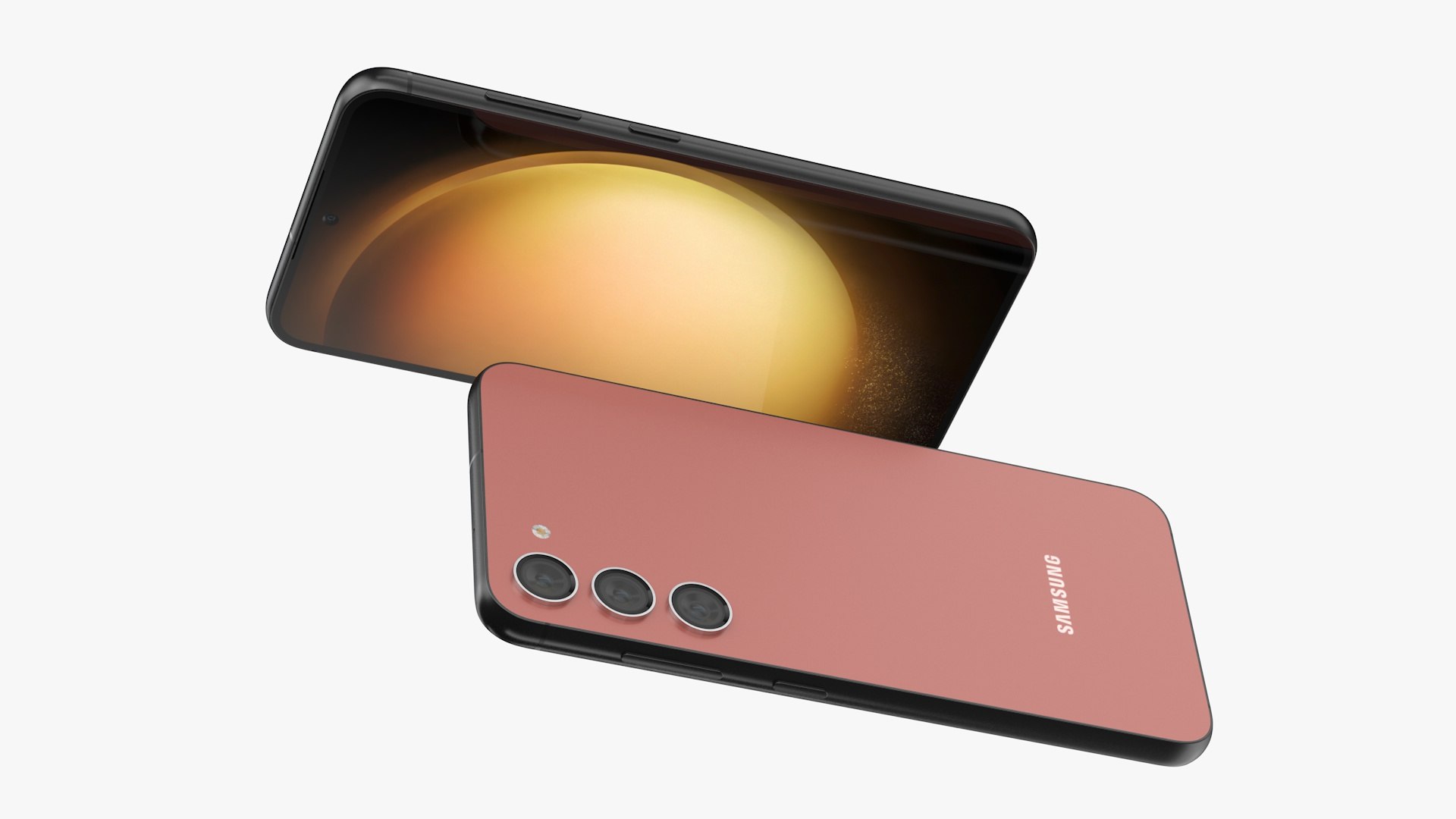 3D Model Samsung Galaxy S23 Red - TurboSquid 2027579