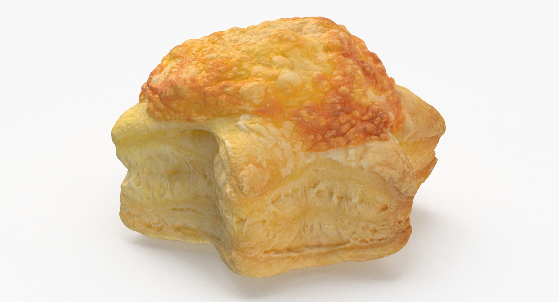Cheese Puff Pastry Star 01 3D model - TurboSquid 2071860