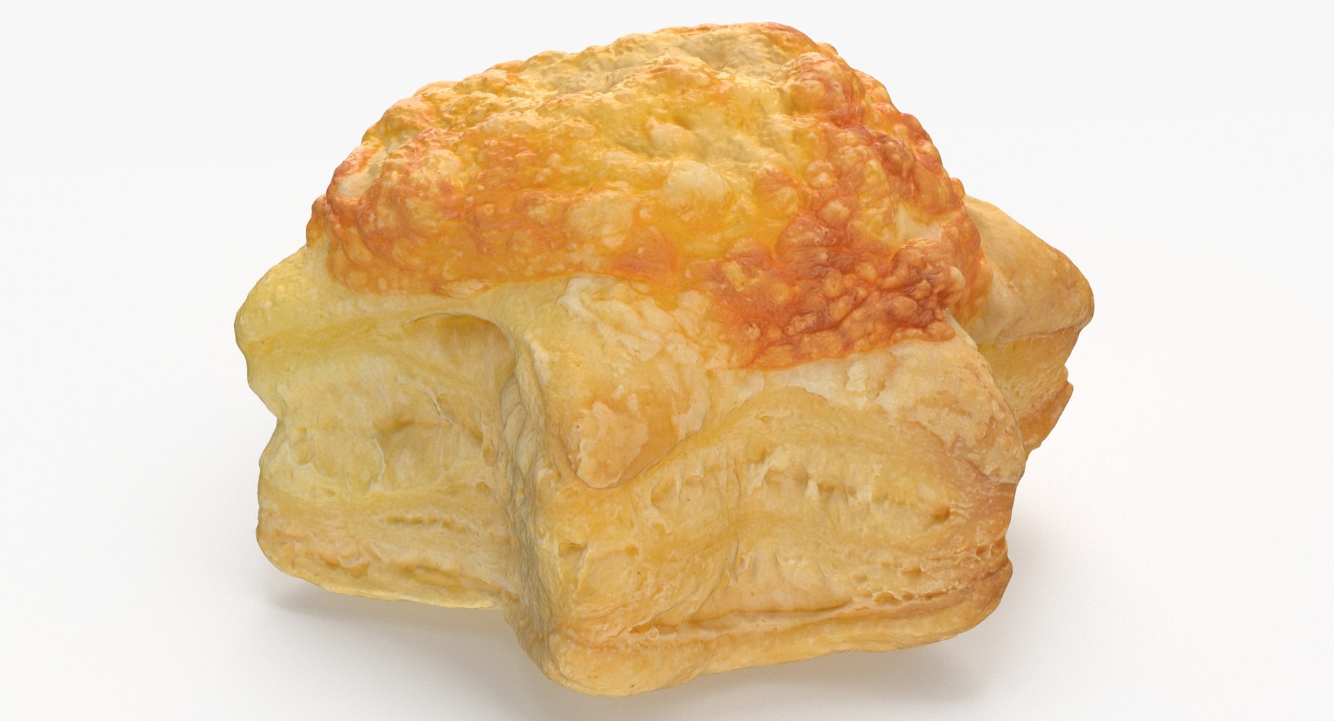 Cheese Puff Pastry Star 01 3D model - TurboSquid 2071860