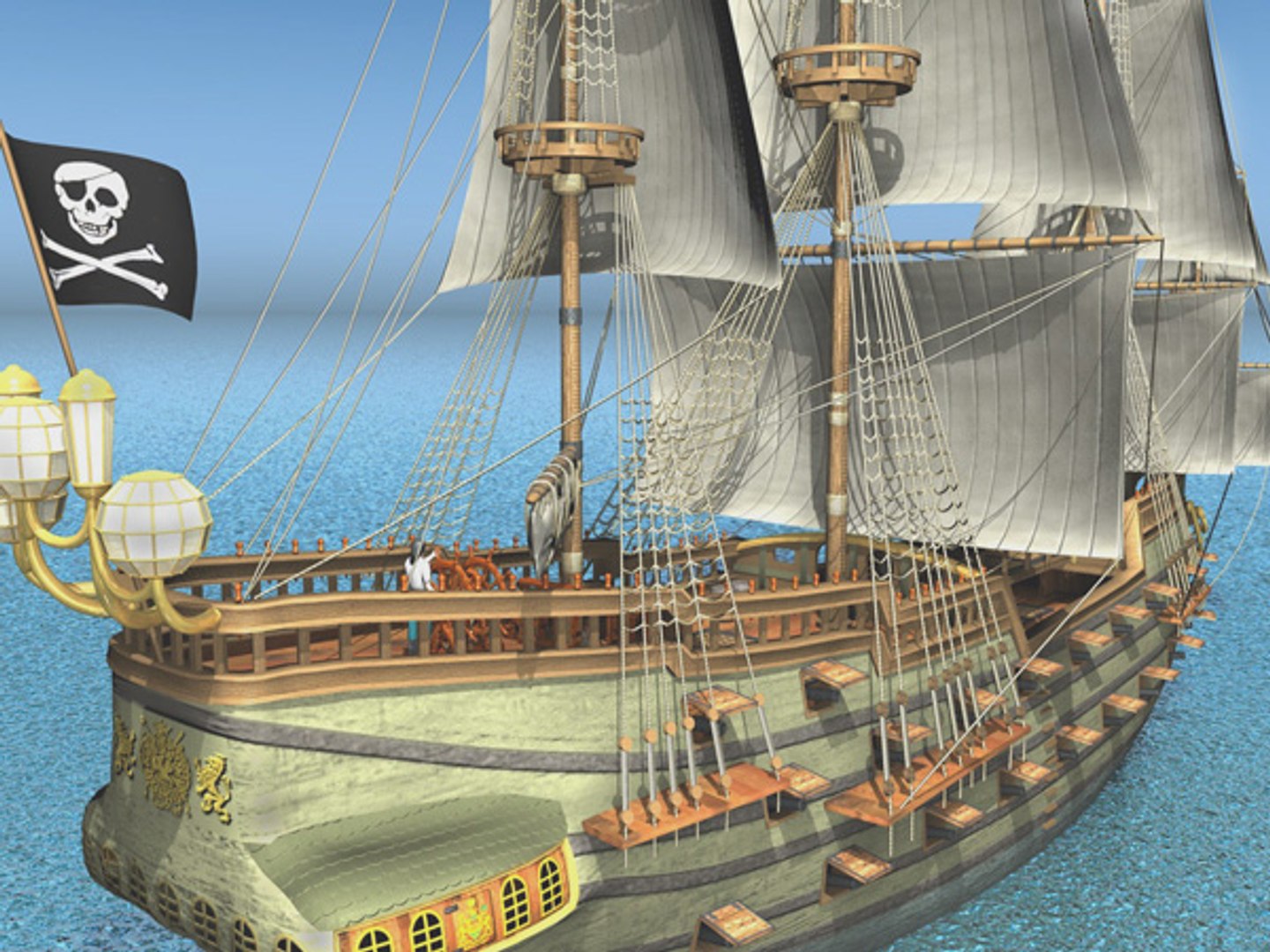 Captain Kidd 3d C4d