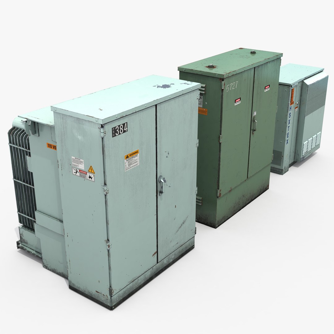 3D Pad Electrical Boxes - TurboSquid 1356967