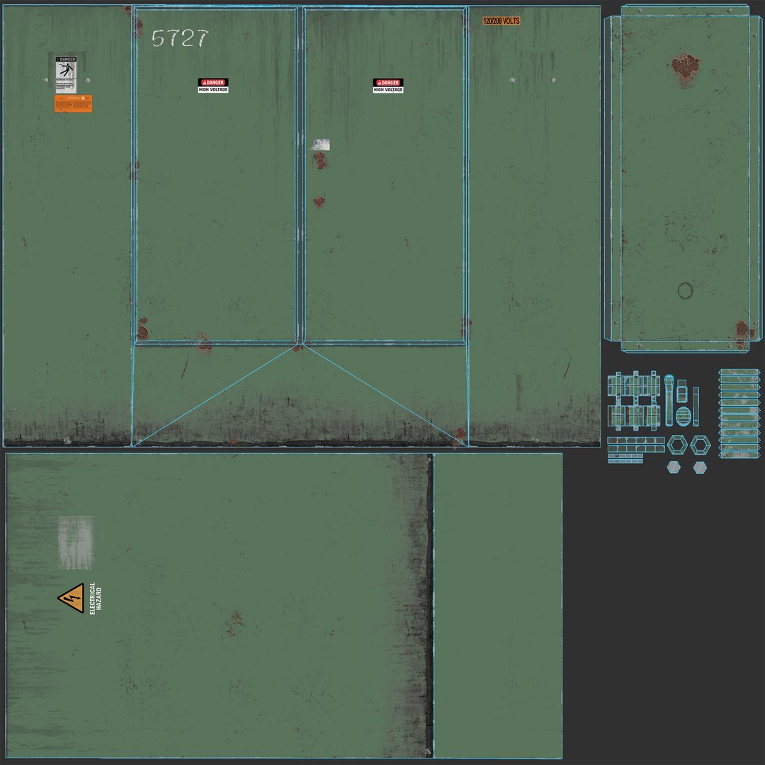 3D Pad Electrical Boxes - TurboSquid 1356967