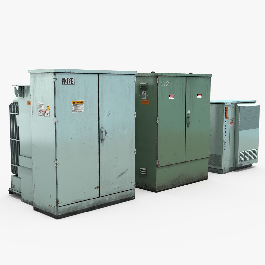 3D Pad Electrical Boxes - TurboSquid 1356967