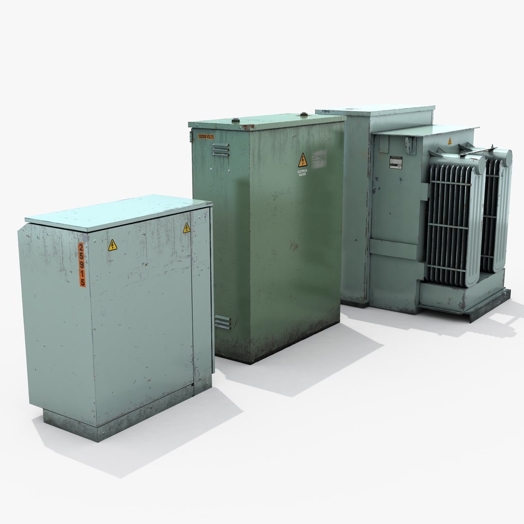 3D Pad Electrical Boxes - TurboSquid 1356967