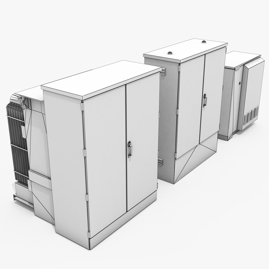 3D Pad Electrical Boxes - TurboSquid 1356967