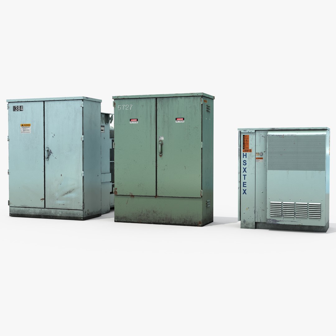 3D Pad Electrical Boxes - TurboSquid 1356967