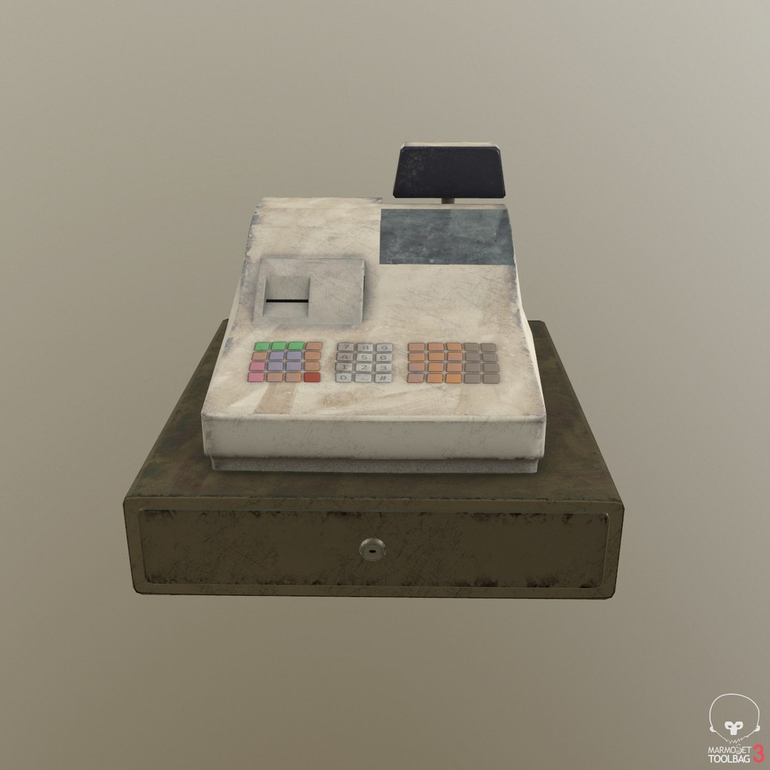 Cash Register Model - TurboSquid 1380944