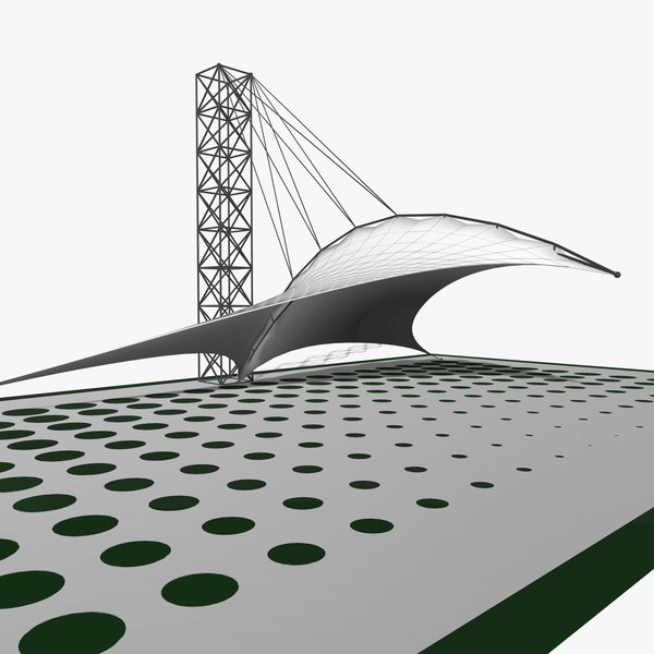 Eagle Membrane Tensile Structure 3D - TurboSquid 1892438