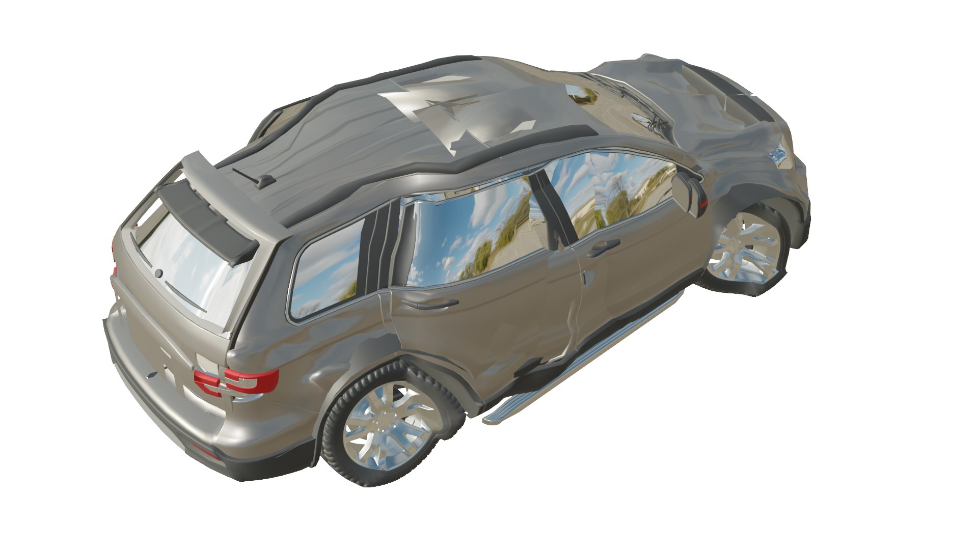 3D CAR Crashed - TurboSquid 2003761