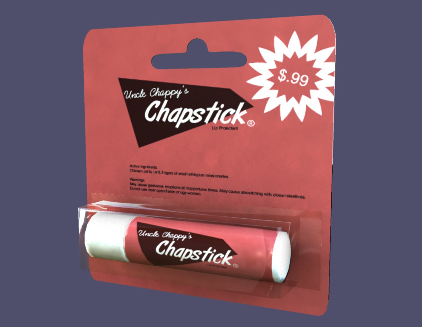 Chapstick 3d Model
