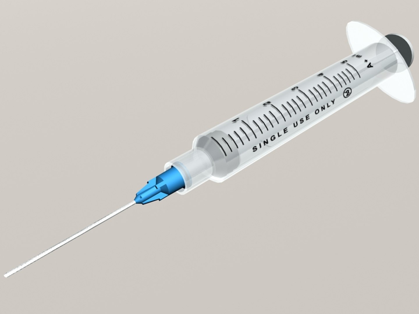Syringe Intravenous Canula 3d Model