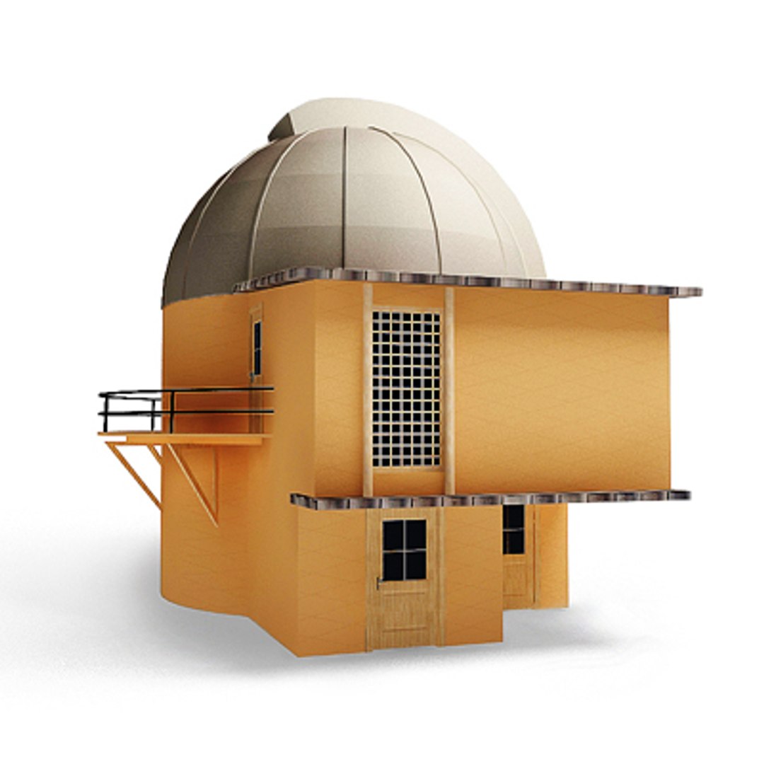 3d Model Observatory Telescope