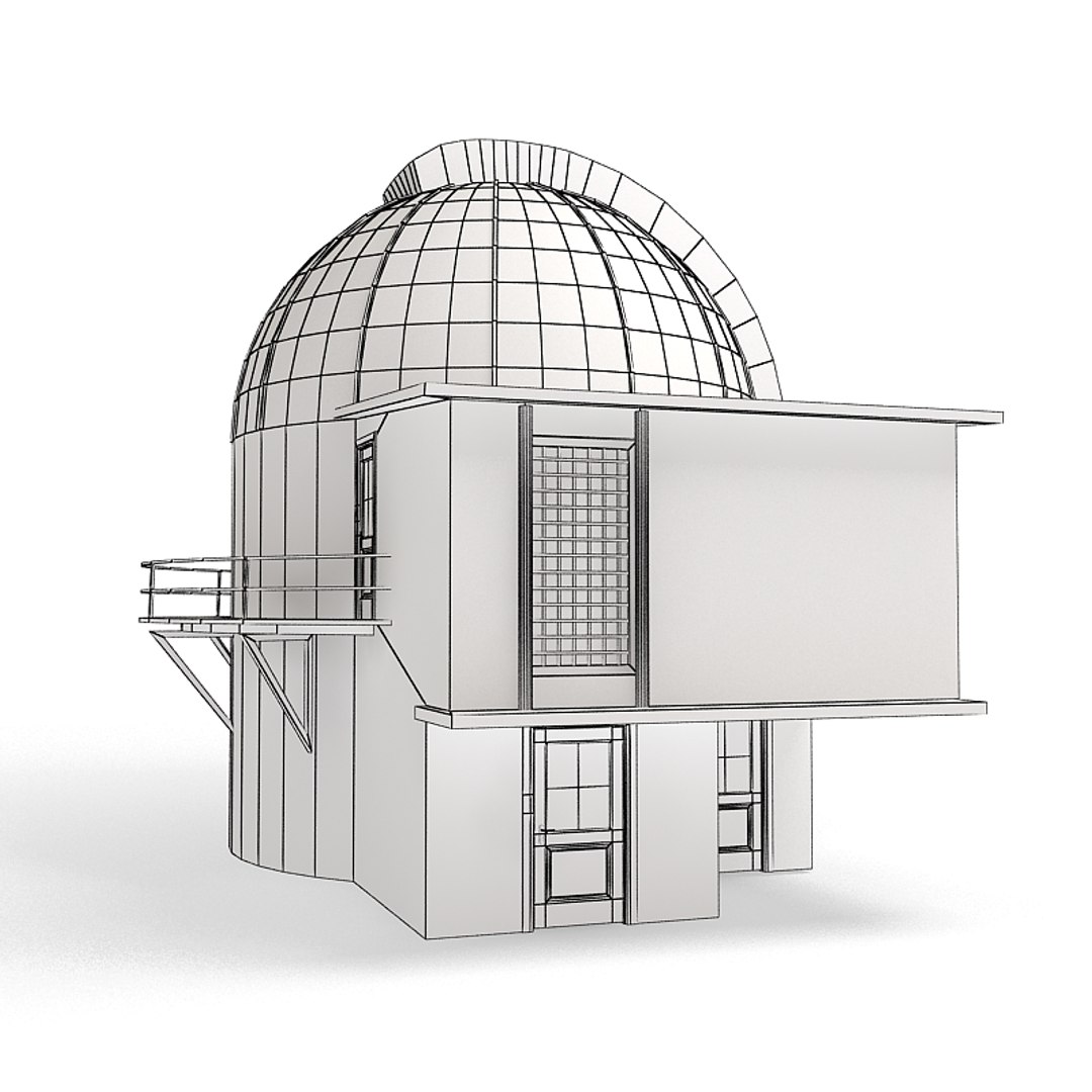 3d Model Observatory Telescope