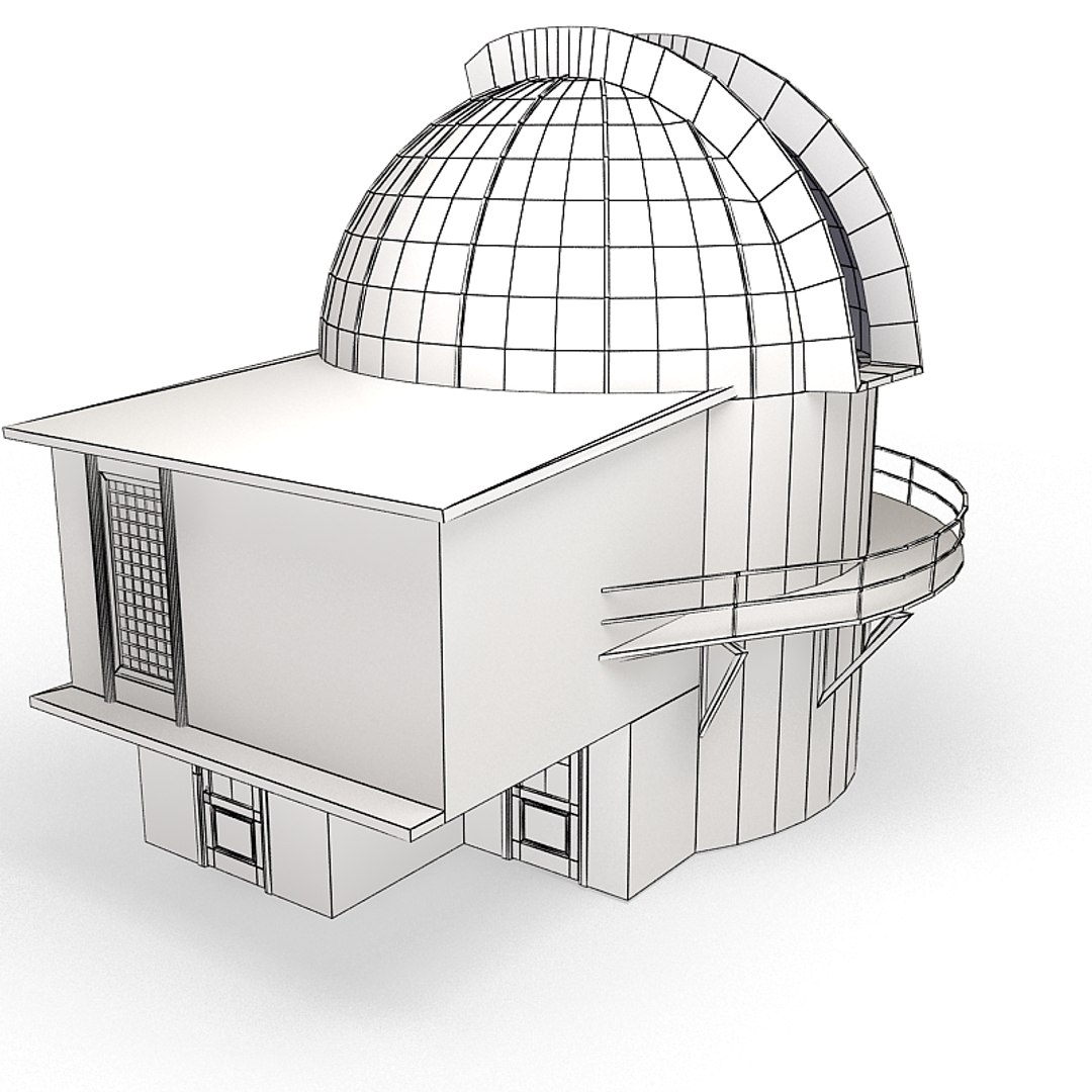3d Model Observatory Telescope
