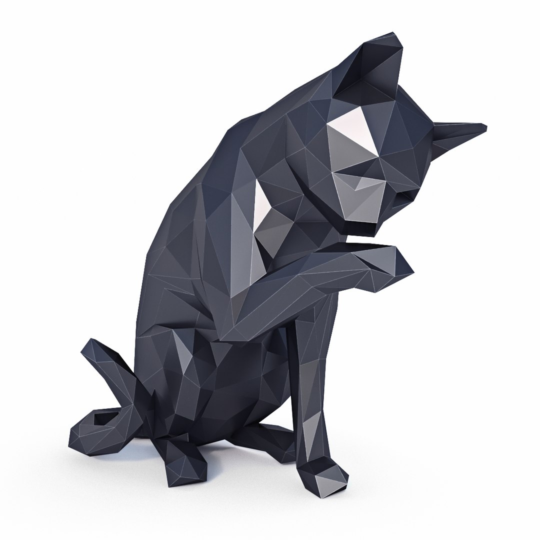 3D Cat V1 Model - TurboSquid 1281491