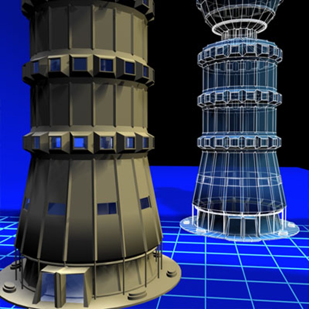 3d Model Sphere Tower 080407 01