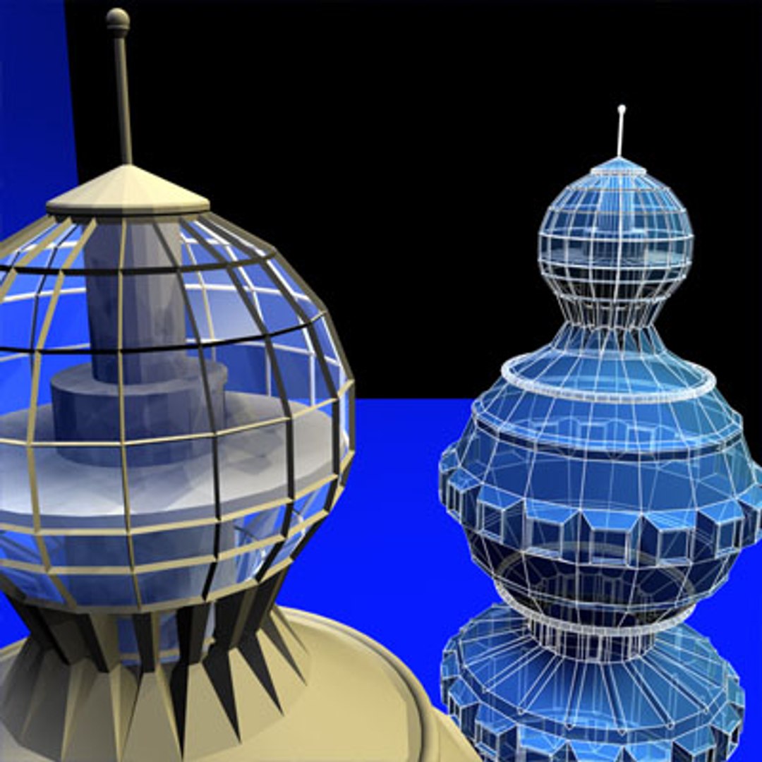 3d Model Sphere Tower 080407 01