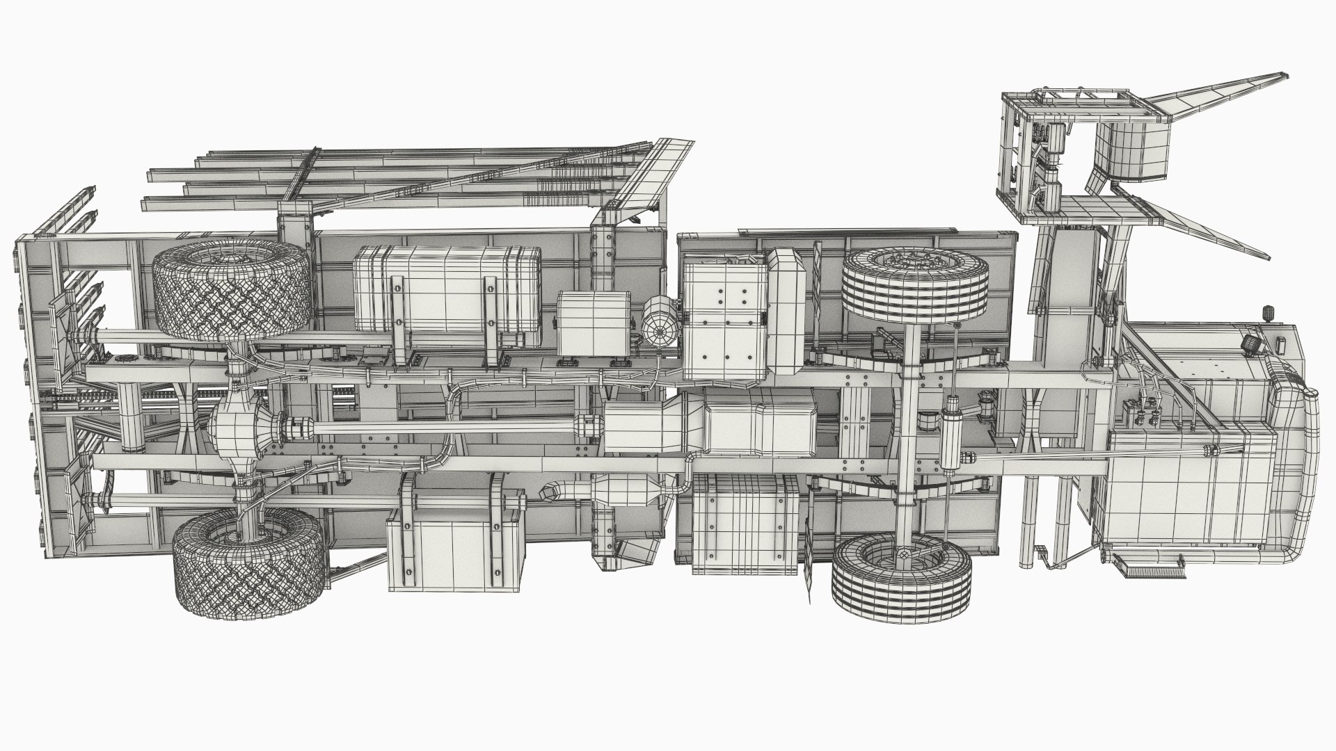 3D Hay Bale Wagon Agricultural Vehicle Rigged Model - TurboSquid 2515703