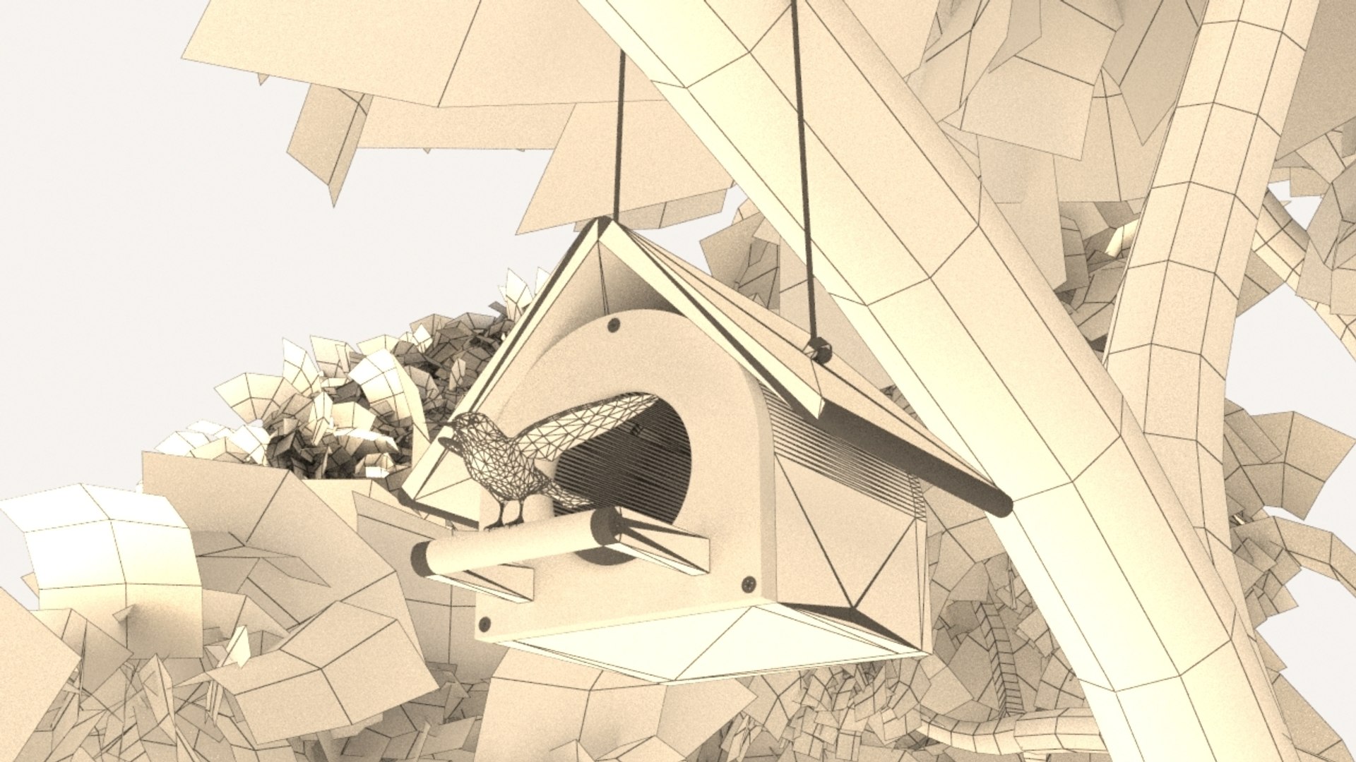 Bird Box 3D Model - TurboSquid 1488898