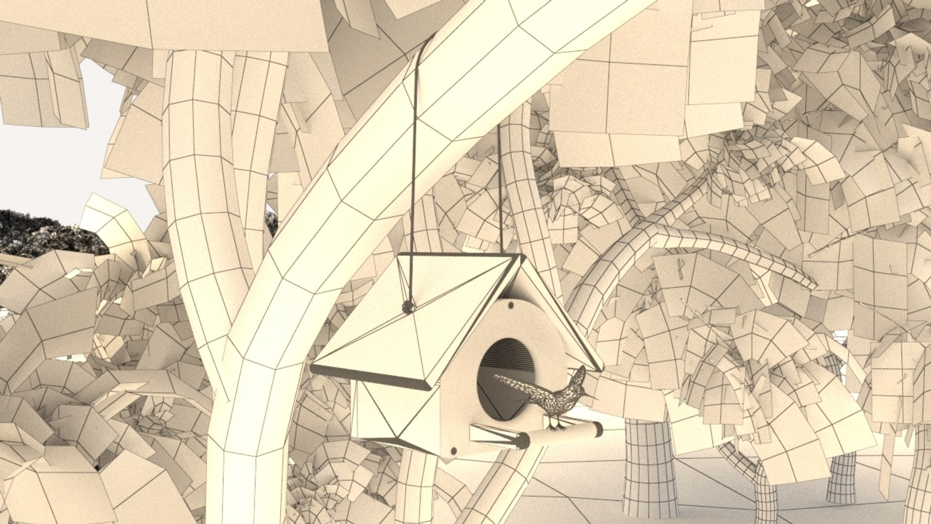 Bird Box 3D Model - TurboSquid 1488898