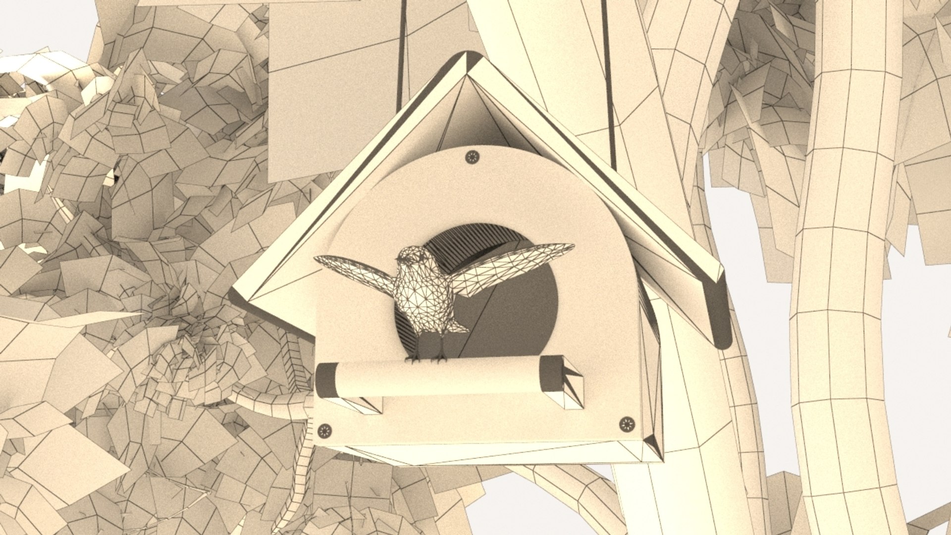 Bird Box 3D Model - TurboSquid 1488898