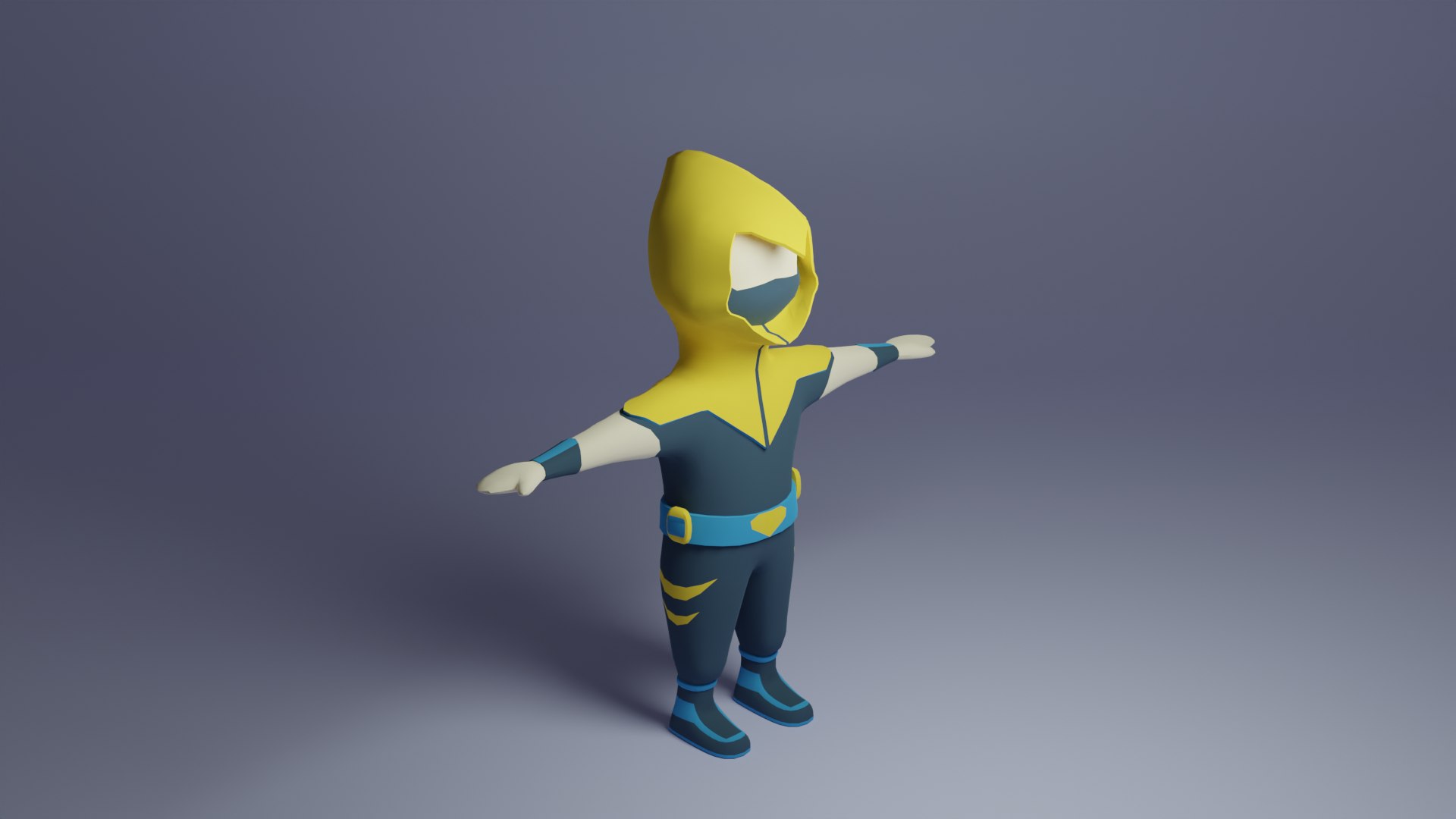Ninja Low Poly 3D Model - TurboSquid 1884685