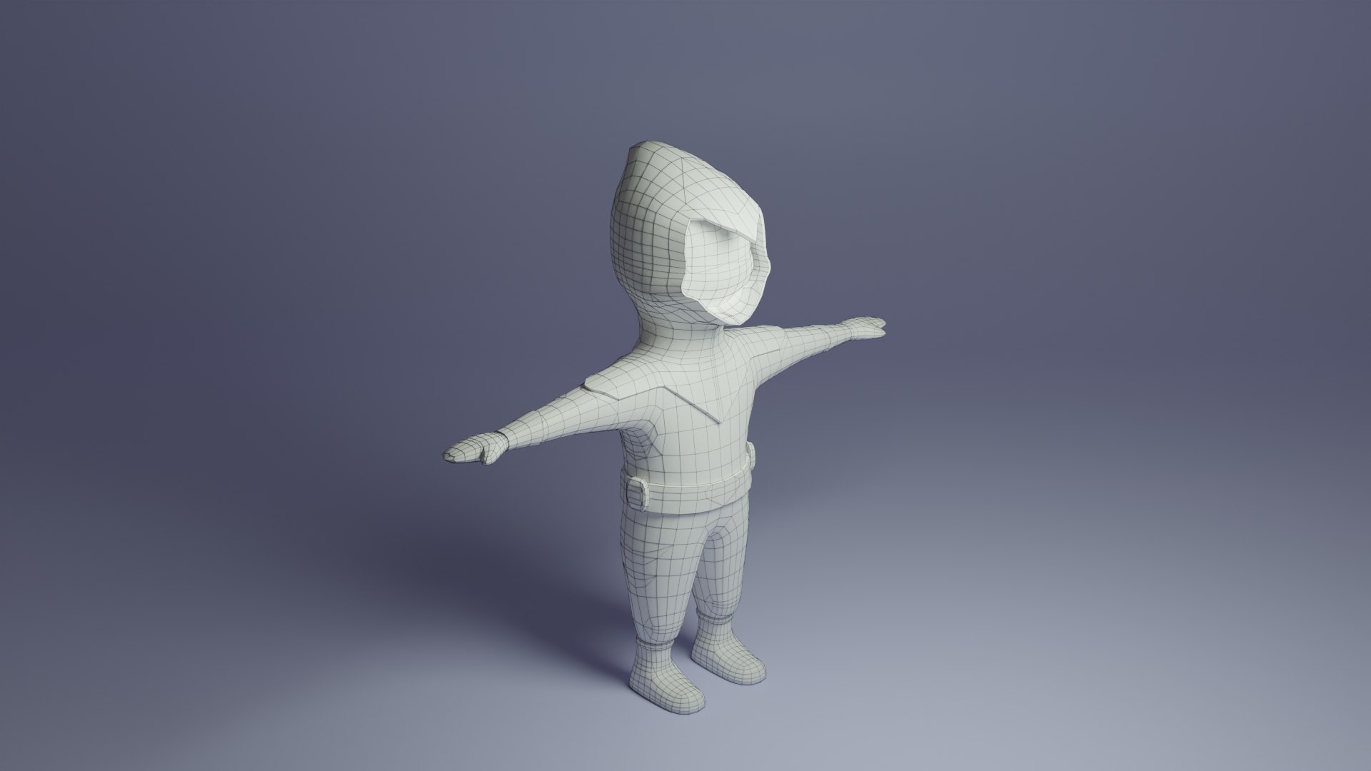 Ninja Low Poly 3D Model - TurboSquid 1884685