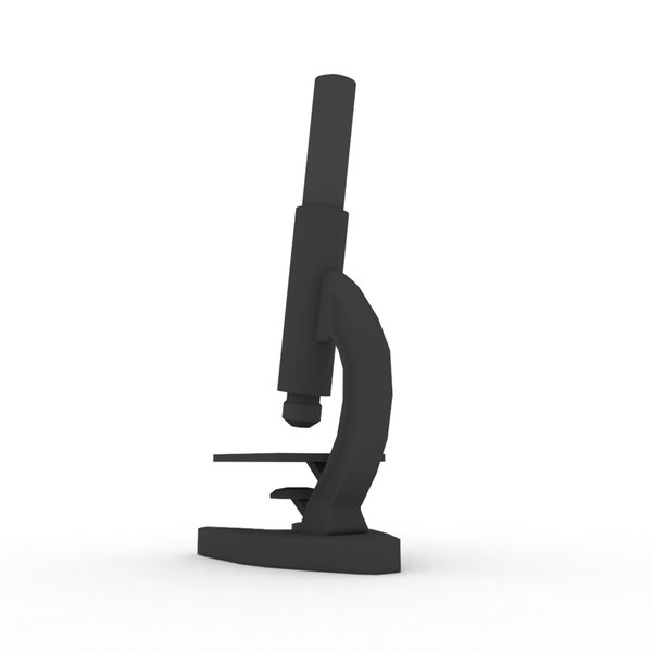 3D Low poly simple microscope - TurboSquid 2048811