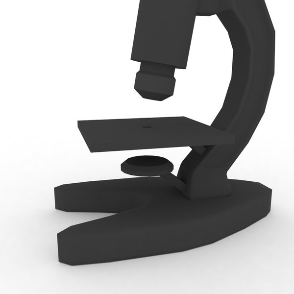 3D Low poly simple microscope - TurboSquid 2048811