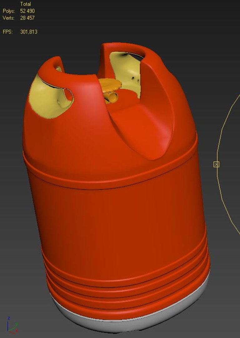 Gas Bottle 3d Ma