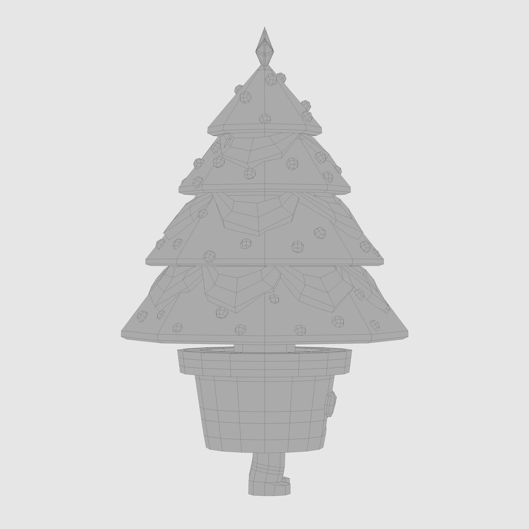 3D Jumping Cartoon Christmas Tree - TurboSquid 2169971