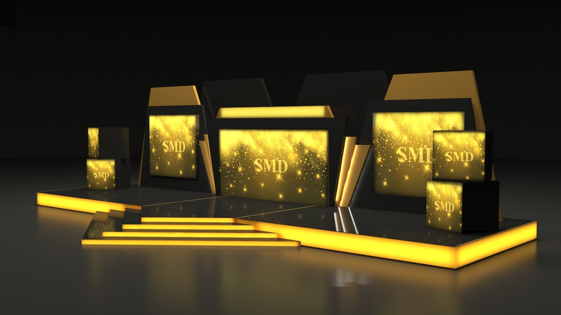 Event Stage Design 3D Model - TurboSquid 2009101