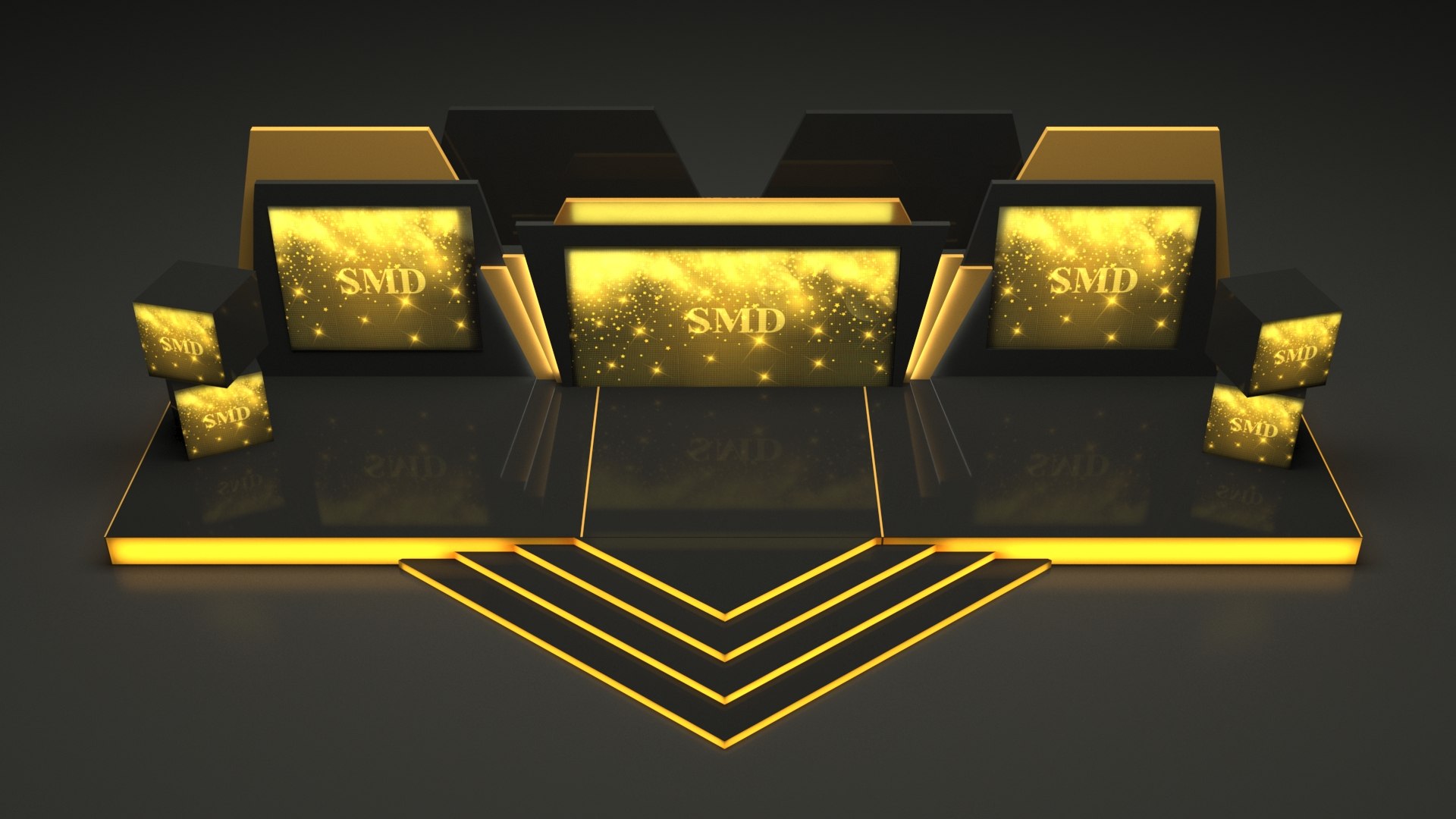 Event Stage Design 3D Model - TurboSquid 2009101