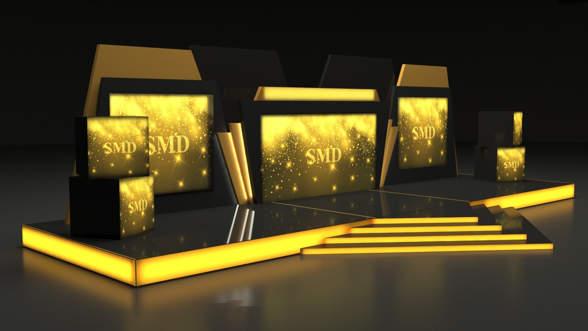 Event Stage Design 3D Model - TurboSquid 2009101