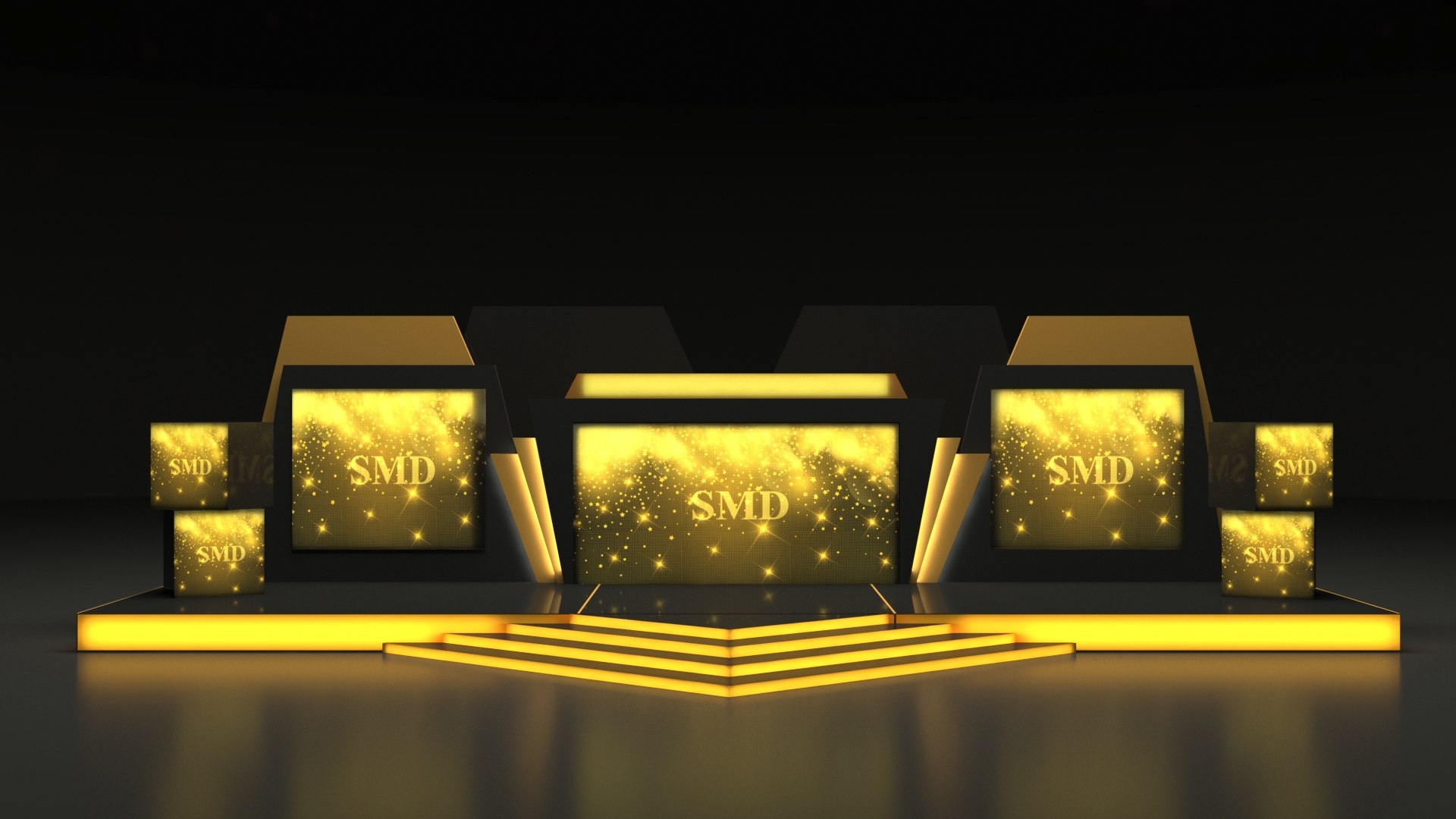 Event Stage Design 3D Model - TurboSquid 2009101