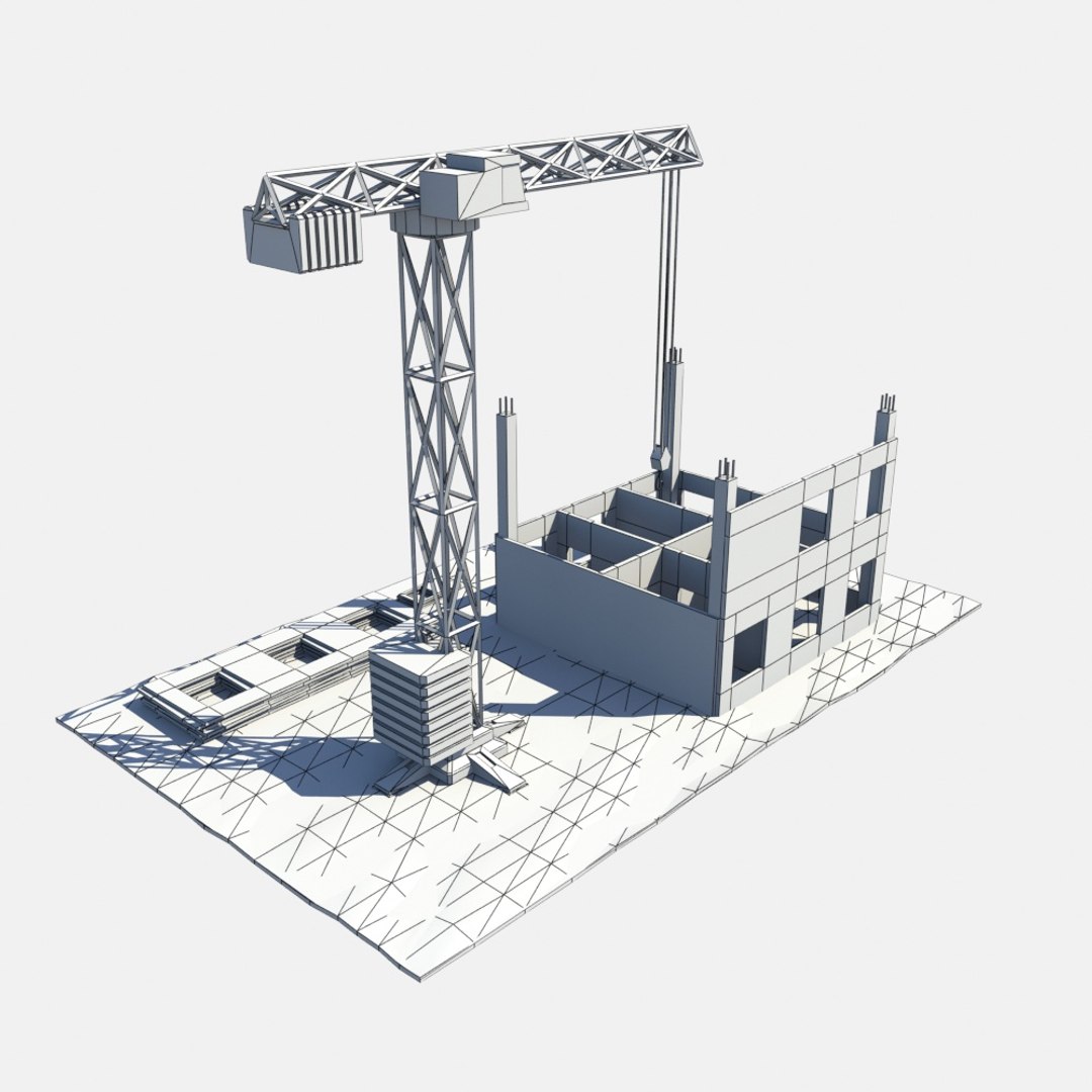 3D Model Building Krane - TurboSquid 1174444