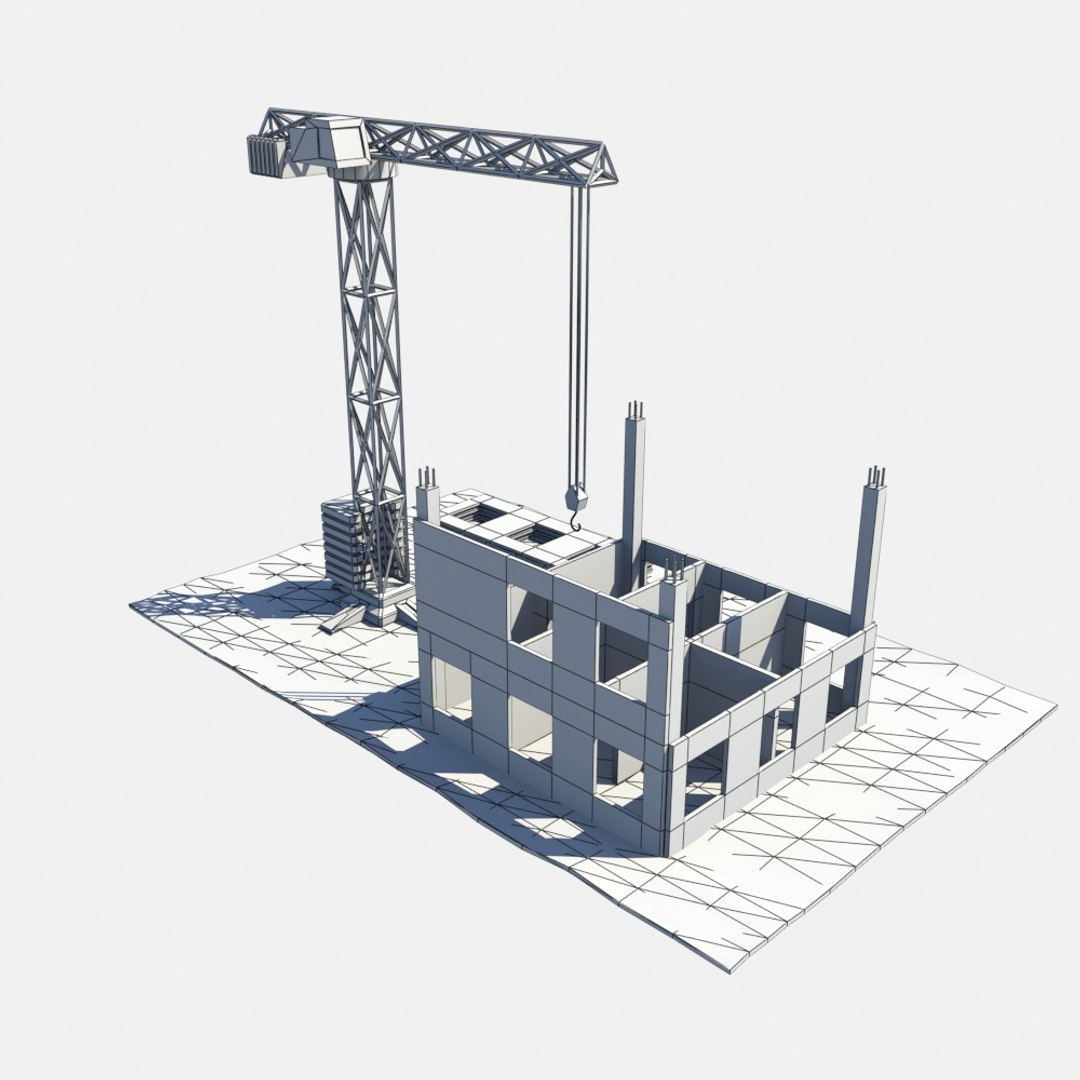 3D Model Building Krane - TurboSquid 1174444