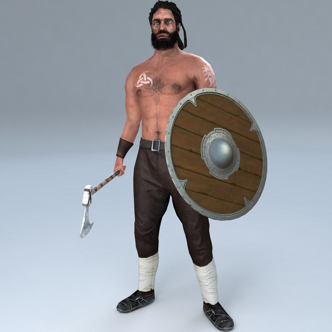 3D Rigged Viking Model - TurboSquid 1502208