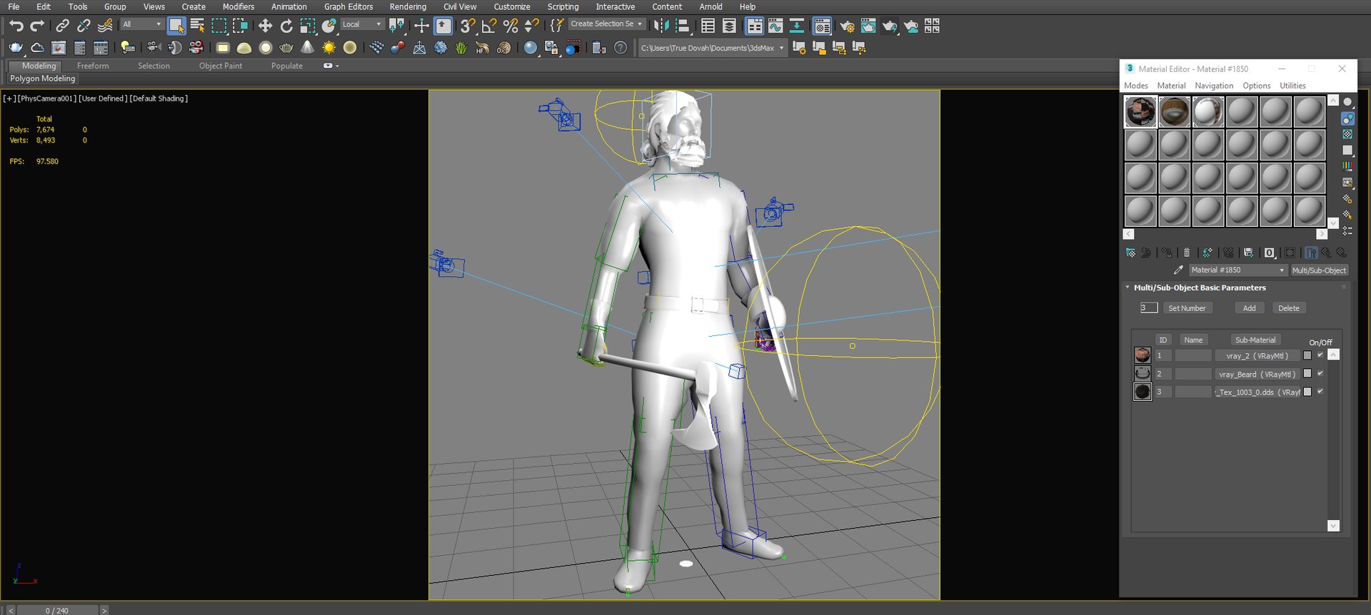 3D Rigged Viking Model - TurboSquid 1502208