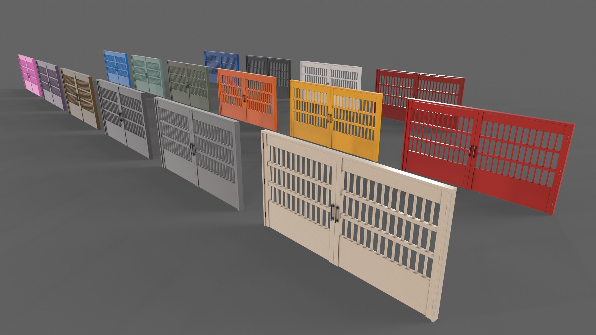 PBR Gate D5 3D Model - TurboSquid 2357256