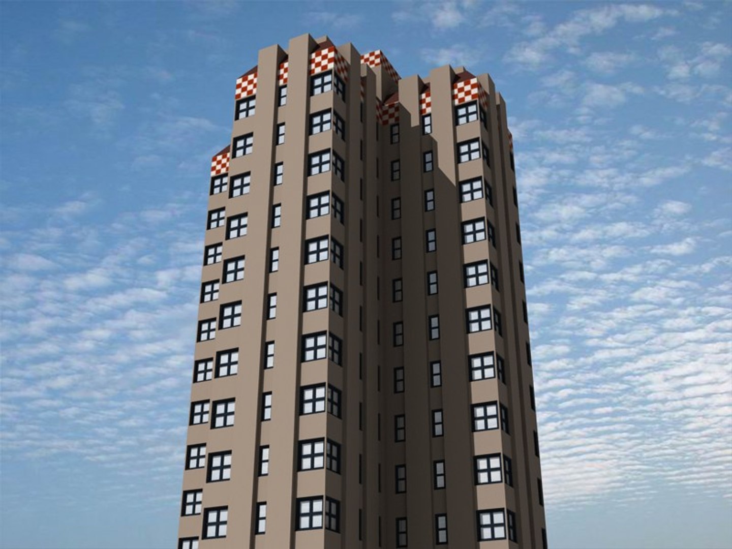 3d Model Kean Apartments