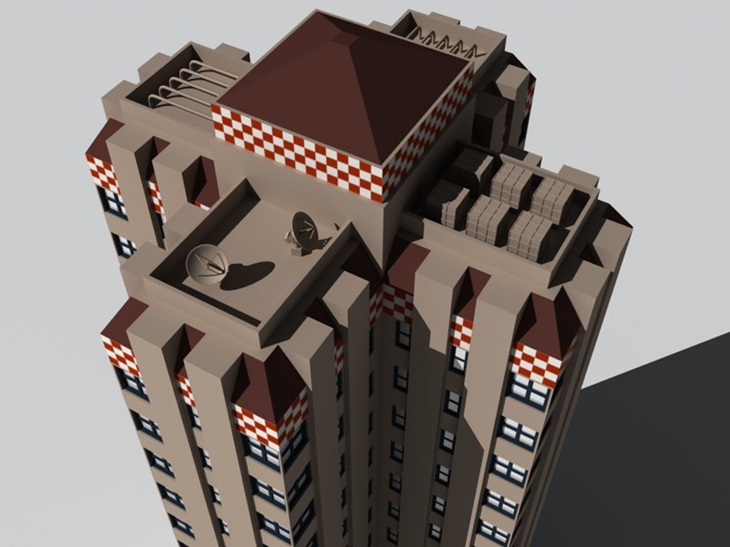 3d Model Kean Apartments