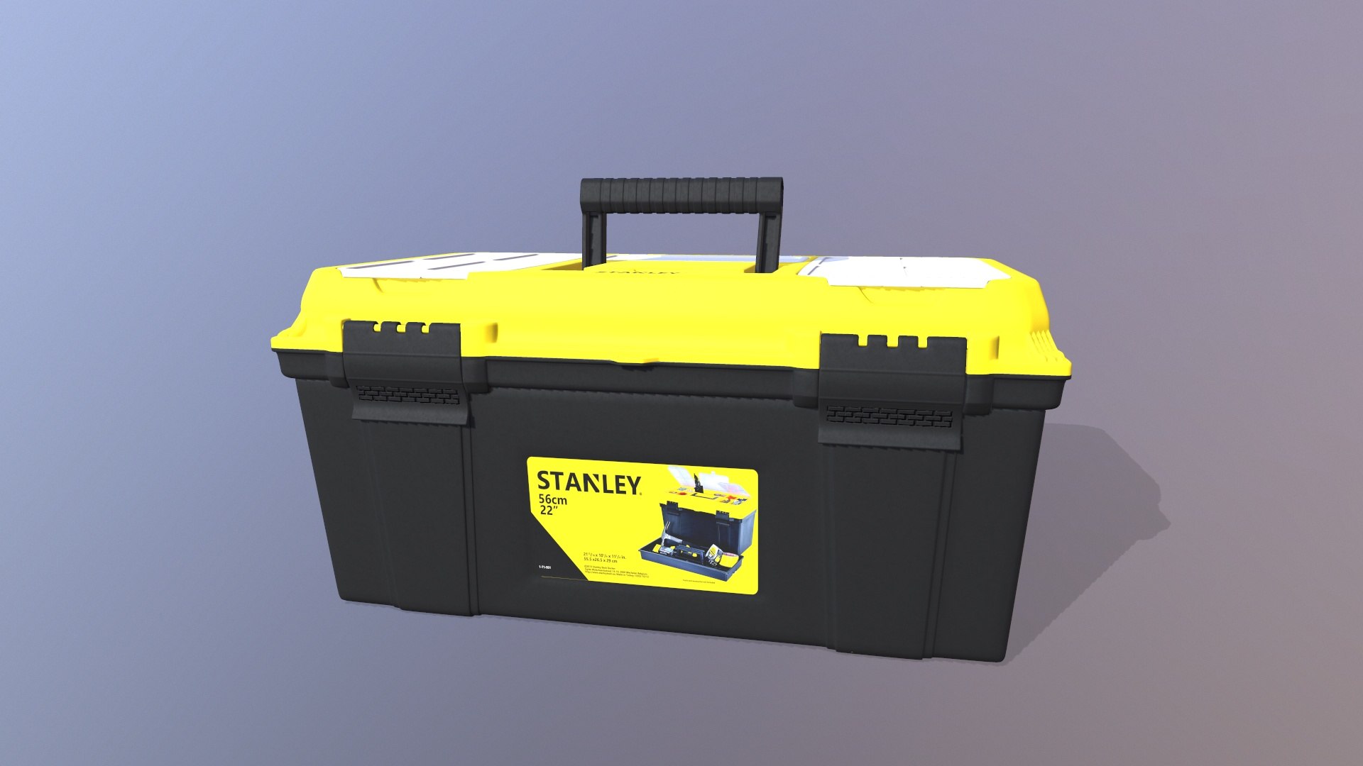 3D Stanley Tool Box - TurboSquid 2247699